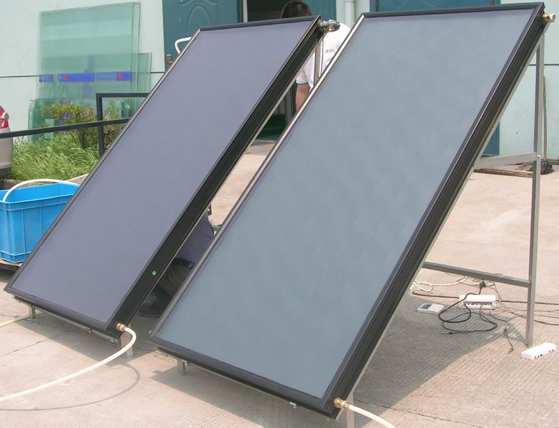 Flat Plate Solar Collector with Tempered Glass - Buy solar water ...
