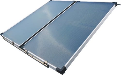 Split Pressure Heat Pipe Flat Plate Solar Collector System Slar Keymark ...